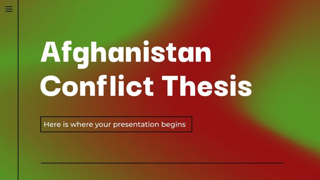 Afghanistan Conflict Thesis | Google Slides & PowerPoint