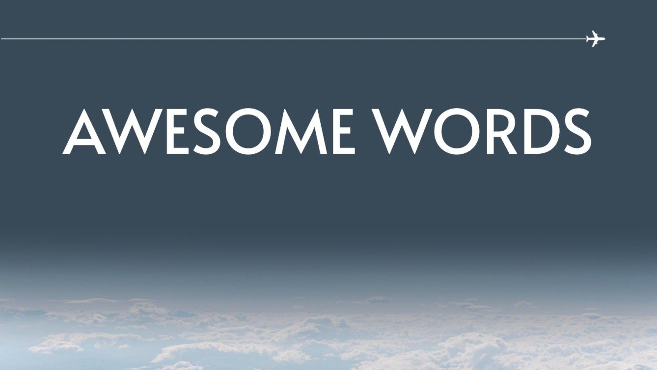 Plane Flying in the Sky | Google Slides & PowerPoint