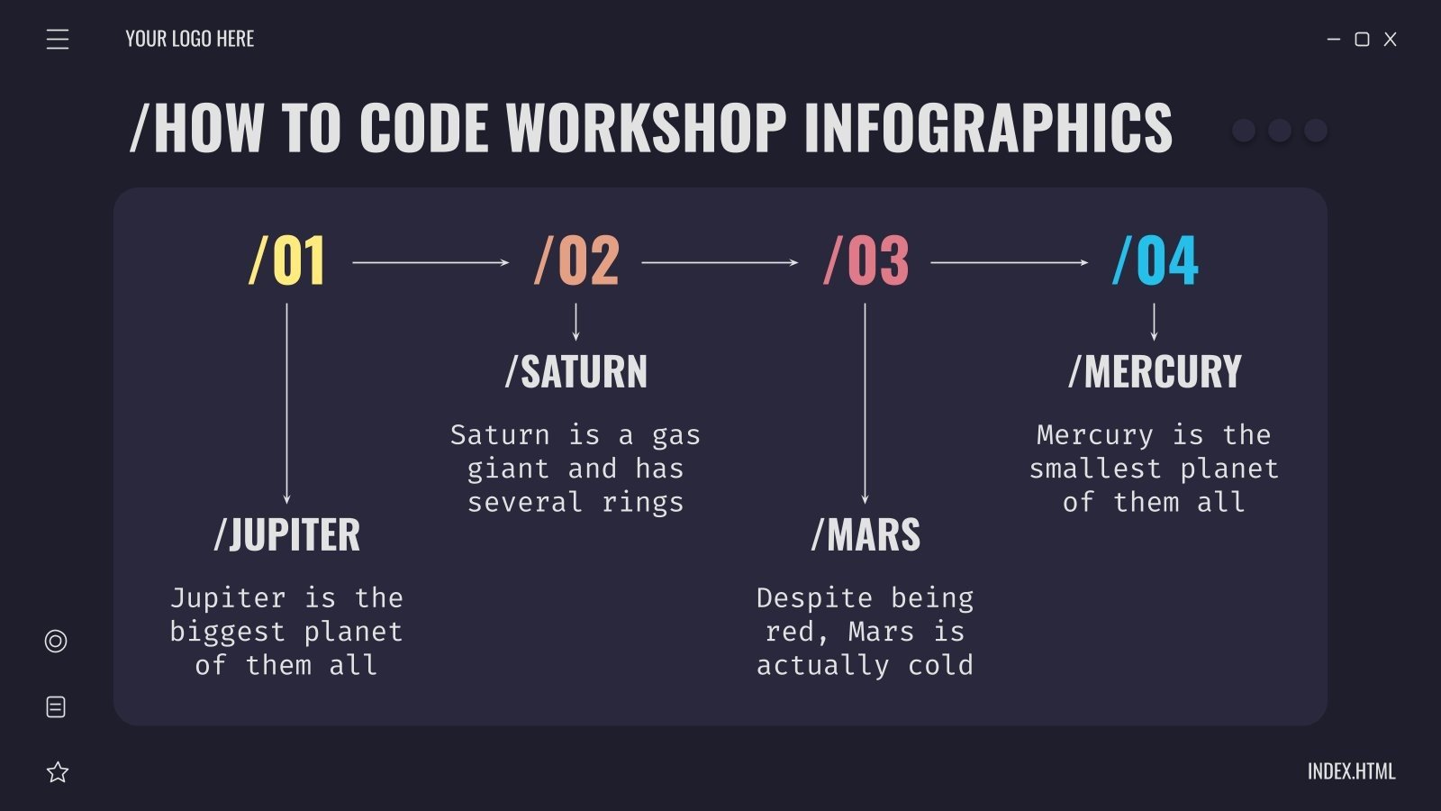 How to Code Workshop Infographics | Google Slides & PPT