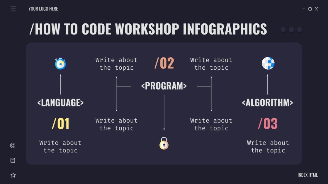 How to Code Workshop Infographics | Google Slides & PPT