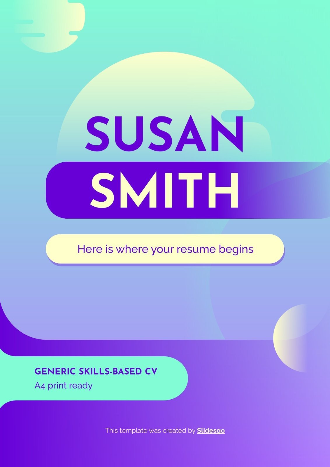 CV funcional genérico | Google Slides y PowerPoint