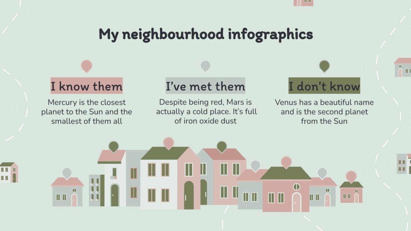 My Neighbourhood Infographics | Google Slides & PPT
