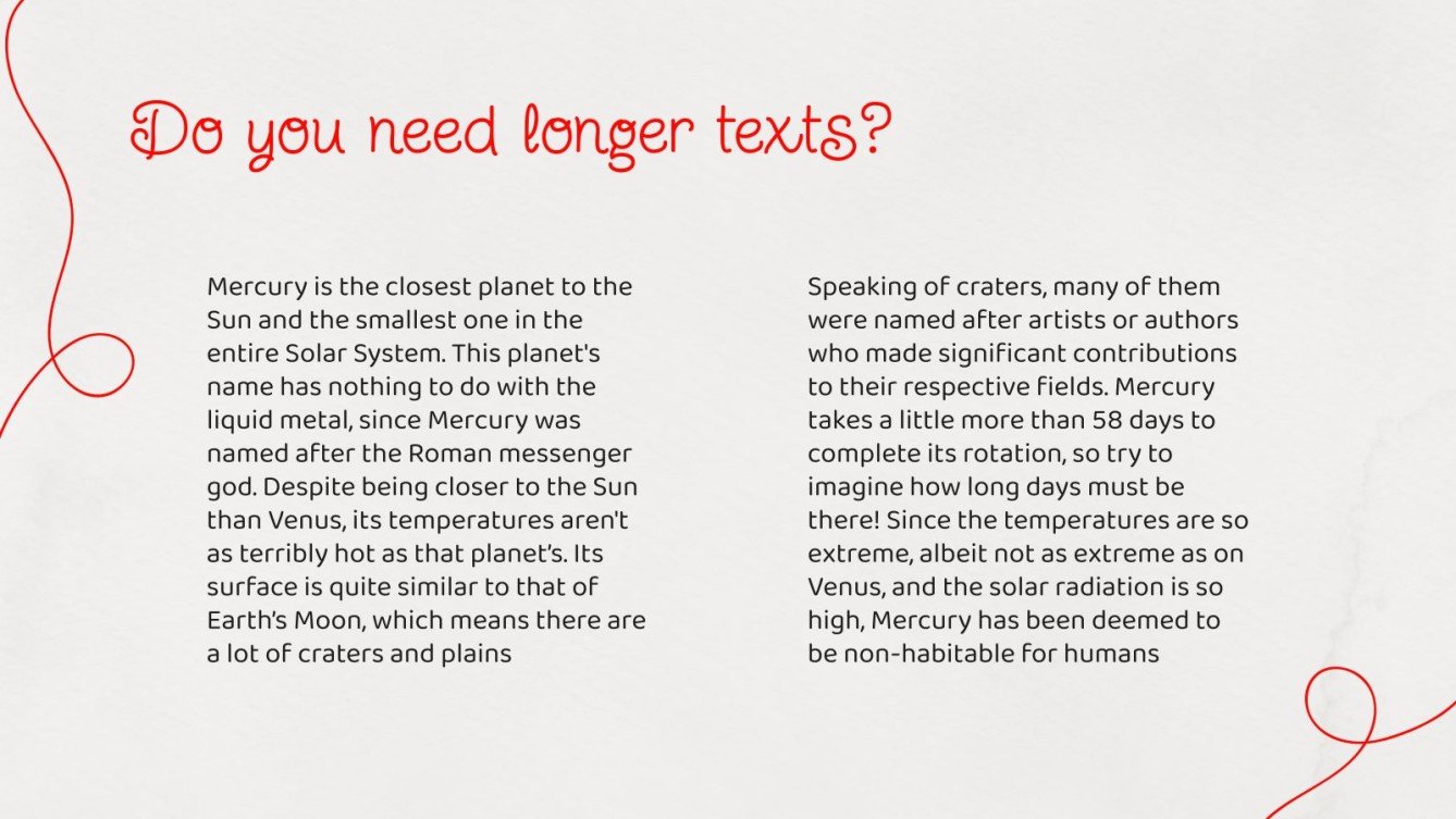 Red String Legend | Google Slides & PowerPoint