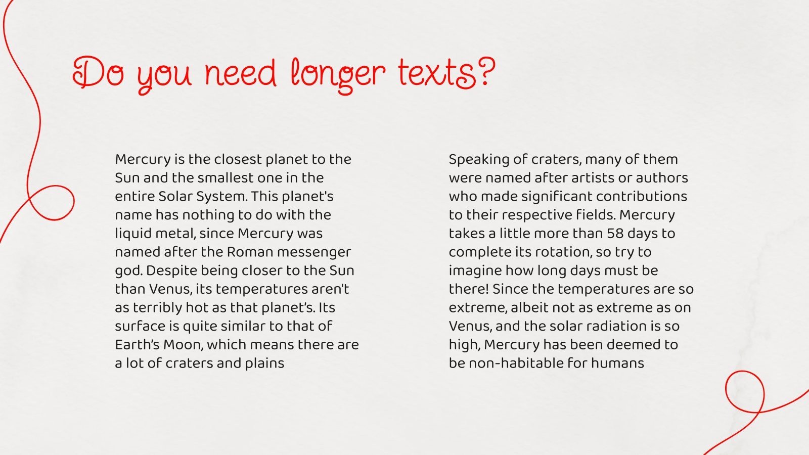 Red String Legend | Google Slides & PowerPoint