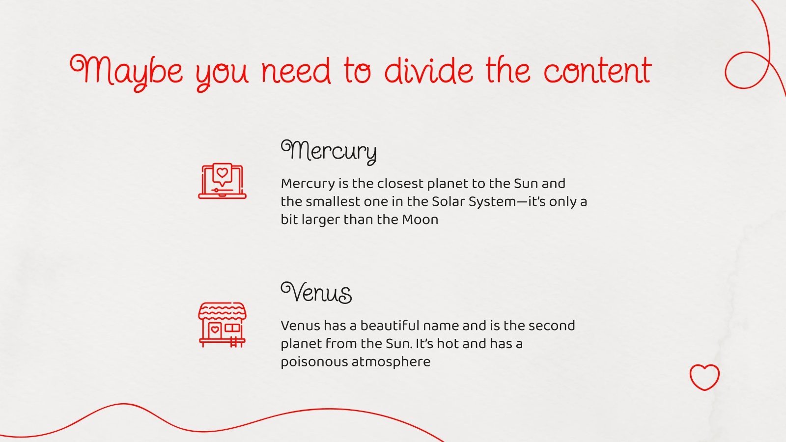 Red String Legend | Google Slides & PowerPoint