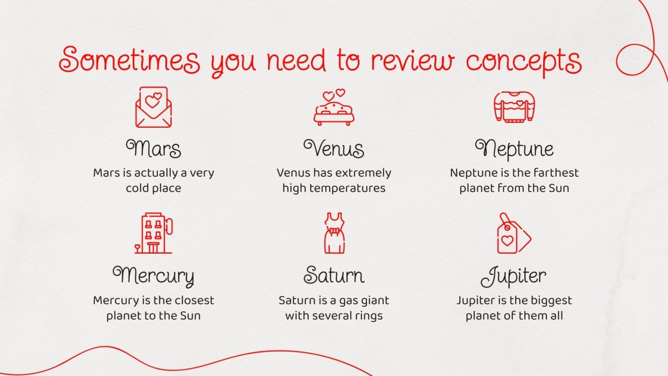 Red String Legend | Google Slides & PowerPoint