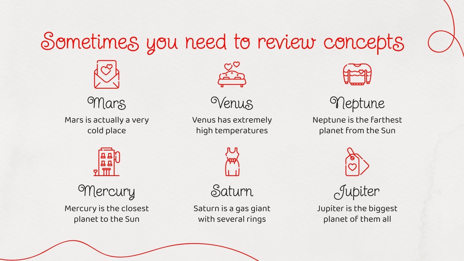 Red String Legend | Google Slides & PowerPoint