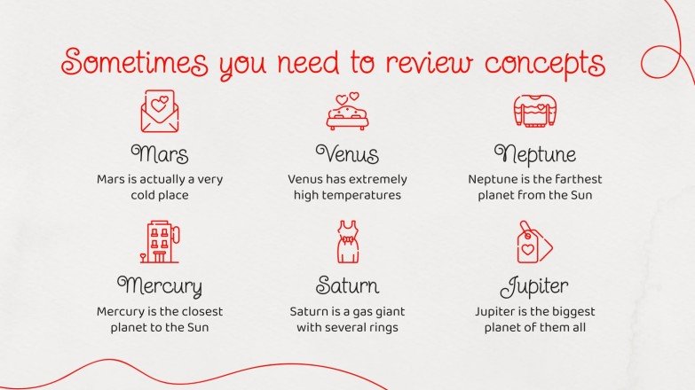 Red String Legend | Google Slides & PowerPoint