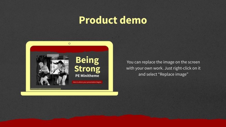 Being Strong - PE Minitheme | Google Slides & PPT