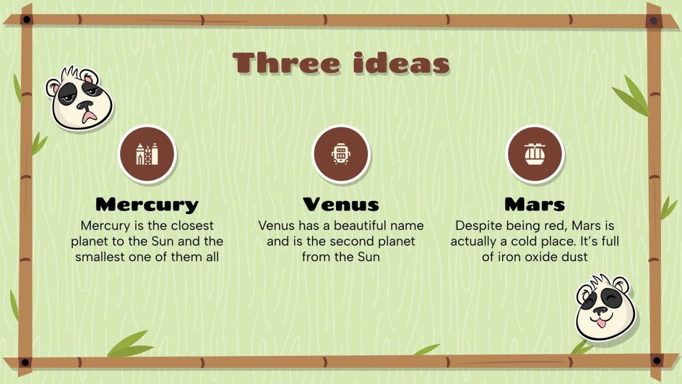 Panda Minitheme | Google Slides & PowerPoint