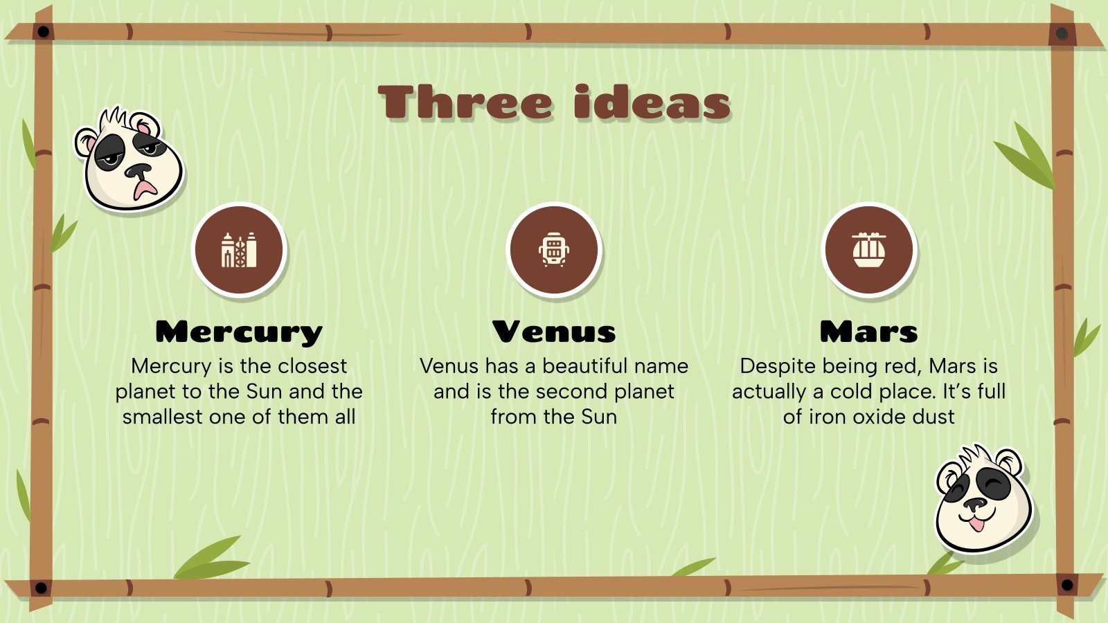 Panda Minitheme | Google Slides & PowerPoint