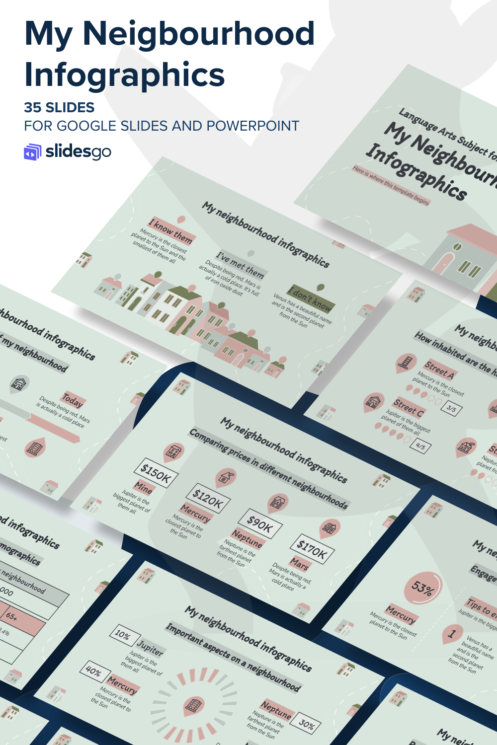 My Neighbourhood Infographics | Google Slides & PPT