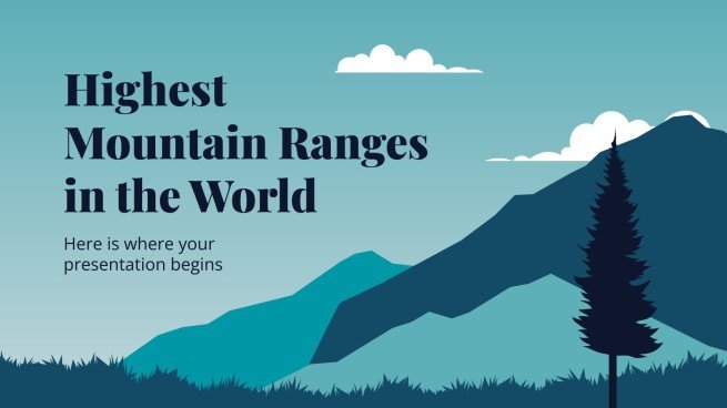 Free Google Slides and PPT Mountain Templates