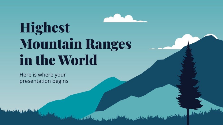 Free Google Slides and PPT Mountain Templates
