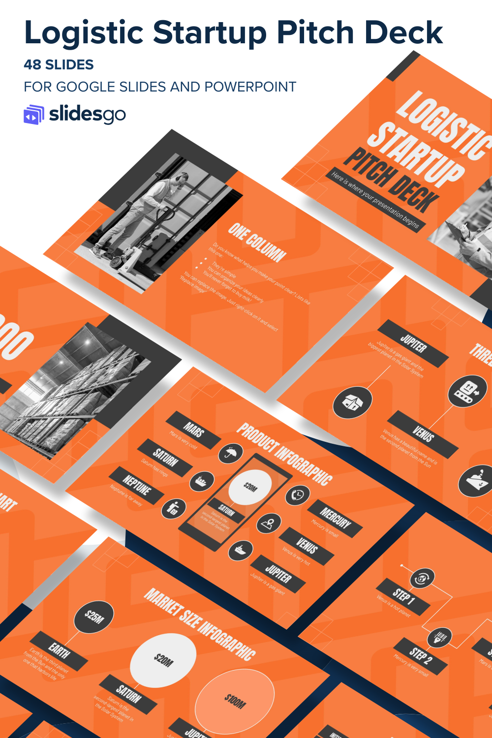 Logistic Startup Pitch Deck | Google Slides & PPT