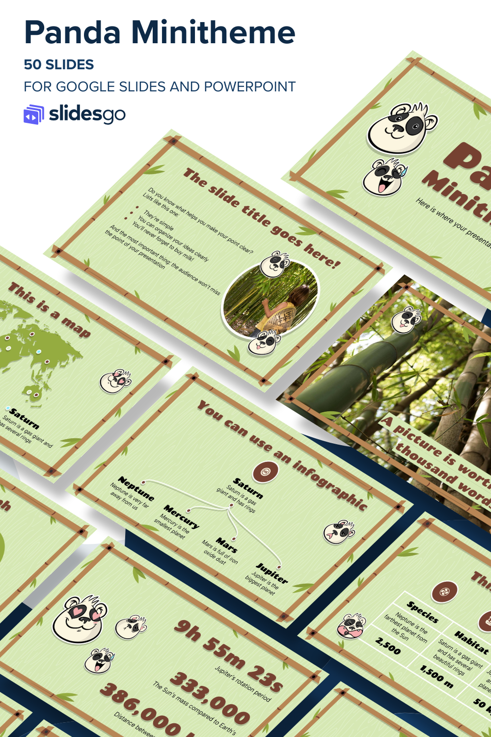 Panda Minitheme | Google Slides & PowerPoint