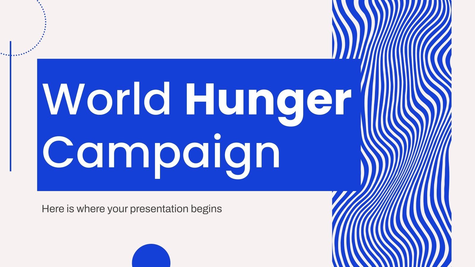 World Hunger Campaign | Google Slides and PowerPoint