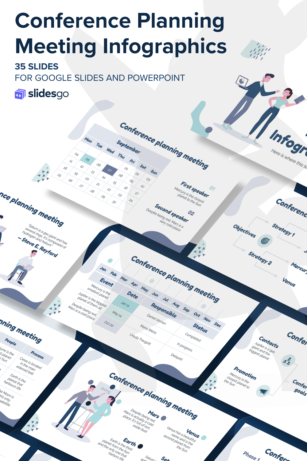 Conference Planning Meeting Infographics | Google Slides