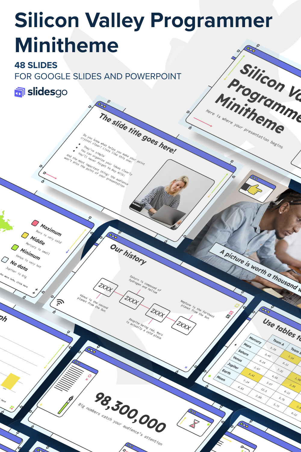Silicon Valley Programmer Minitheme | Google Slides & PPT