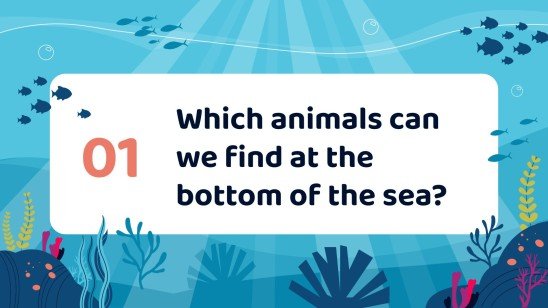 Animales del mar | Plantilla de Google Slides y PowerPoint