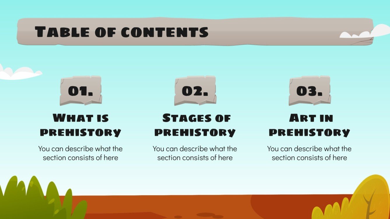 The Prehistory | Google Slides theme & PowerPoint template