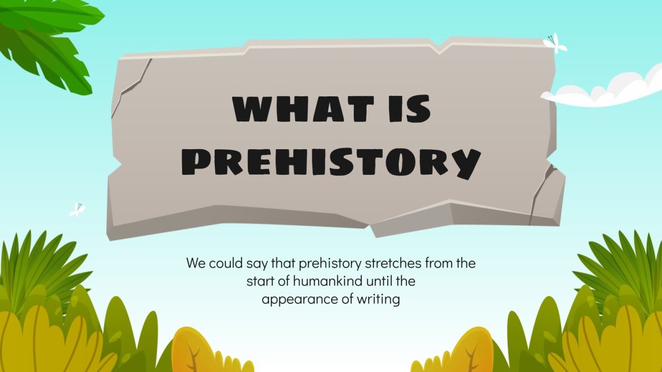 The Prehistory | Google Slides theme & PowerPoint template