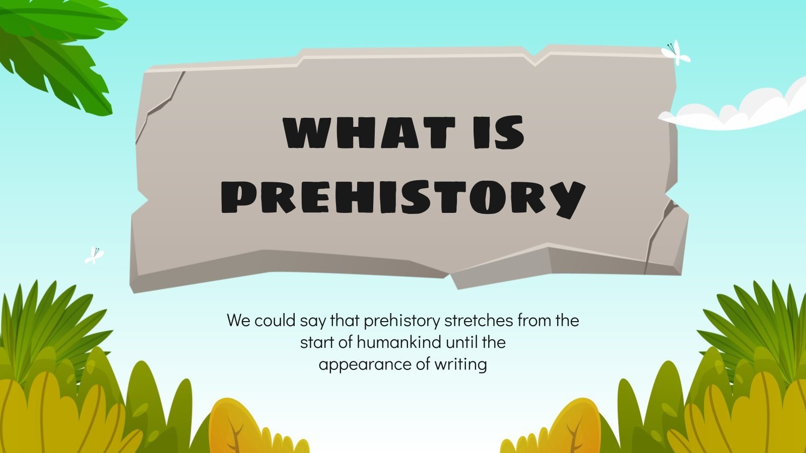 The Prehistory | Google Slides theme & PowerPoint template