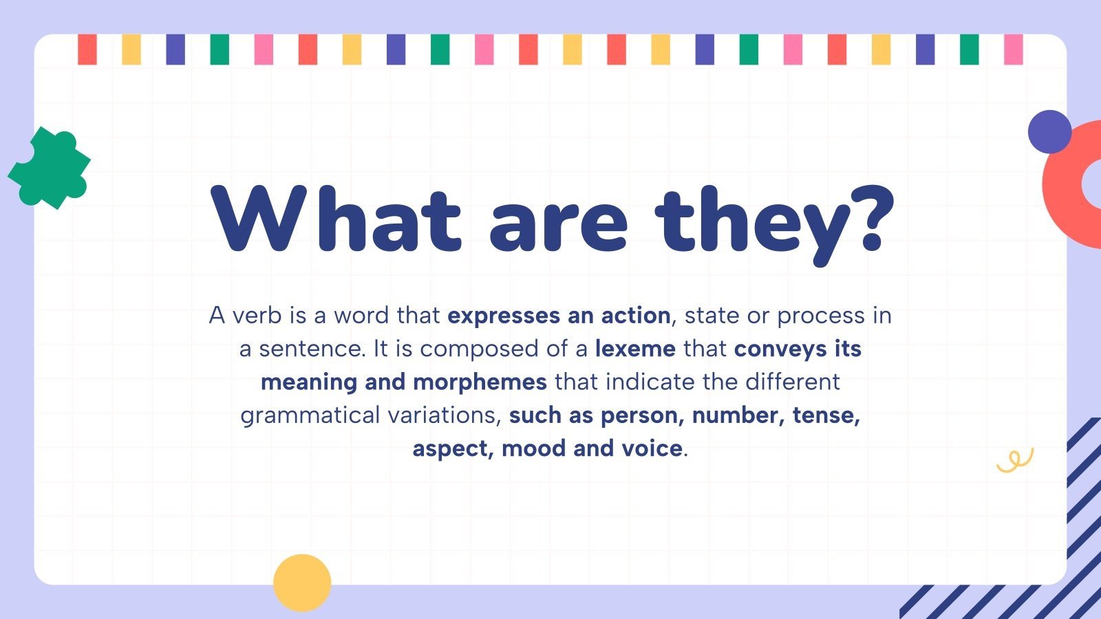 Verbs - Part 1 | Google Slides & PowerPoint