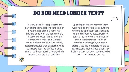 Rainbow Pastel Notebook | Google Slides & PowerPoint