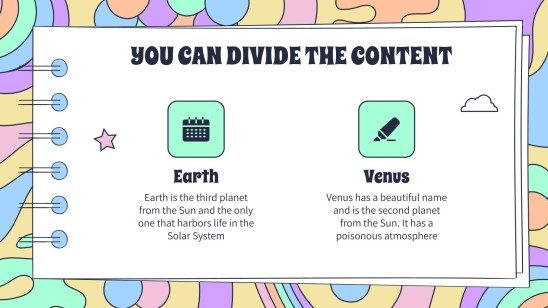 Rainbow Pastel Notebook | Google Slides & PowerPoint