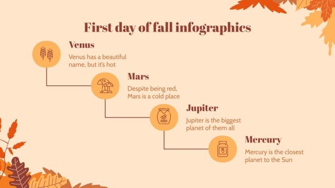 First Day Of Fall Infographics | Google Slides & PowerPoint