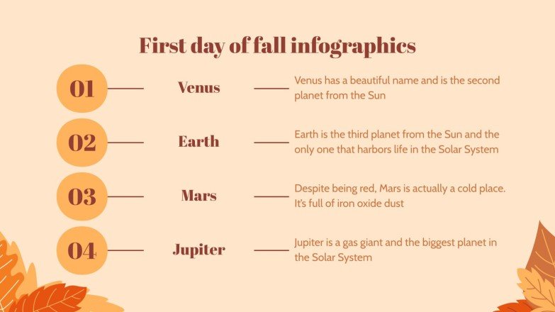 First Day Of Fall Infographics | Google Slides & PowerPoint