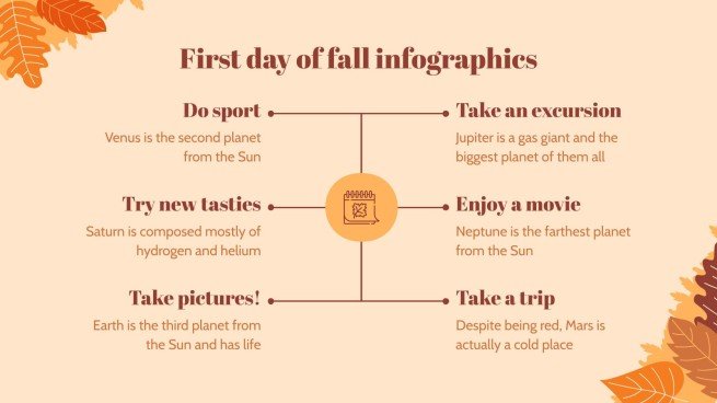 First Day Of Fall Infographics | Google Slides & PowerPoint