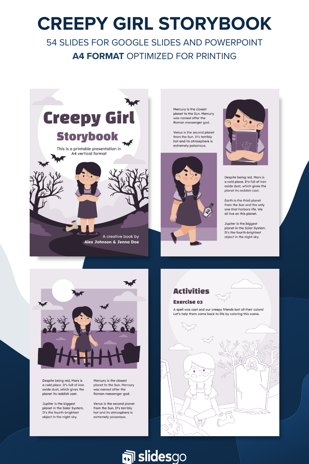 Creepy Girl Storybook | Google Slides & PowerPoint