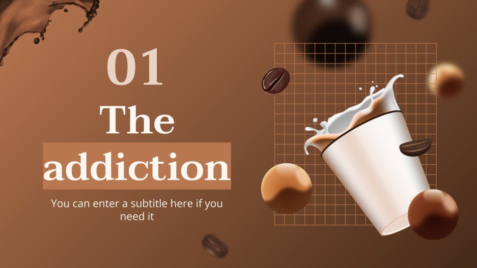 Caffeine Addiction | Google Slides & PowerPoint template