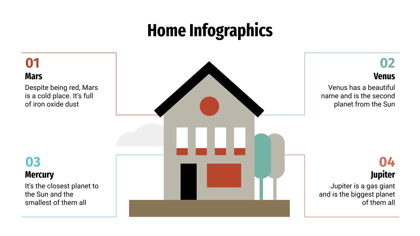 Free Home Infographics for Google Slides and PowerPoint