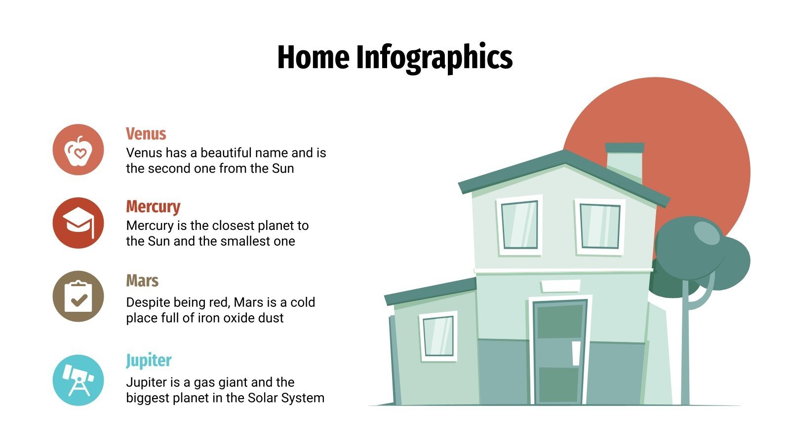Free Home Infographics for Google Slides and PowerPoint