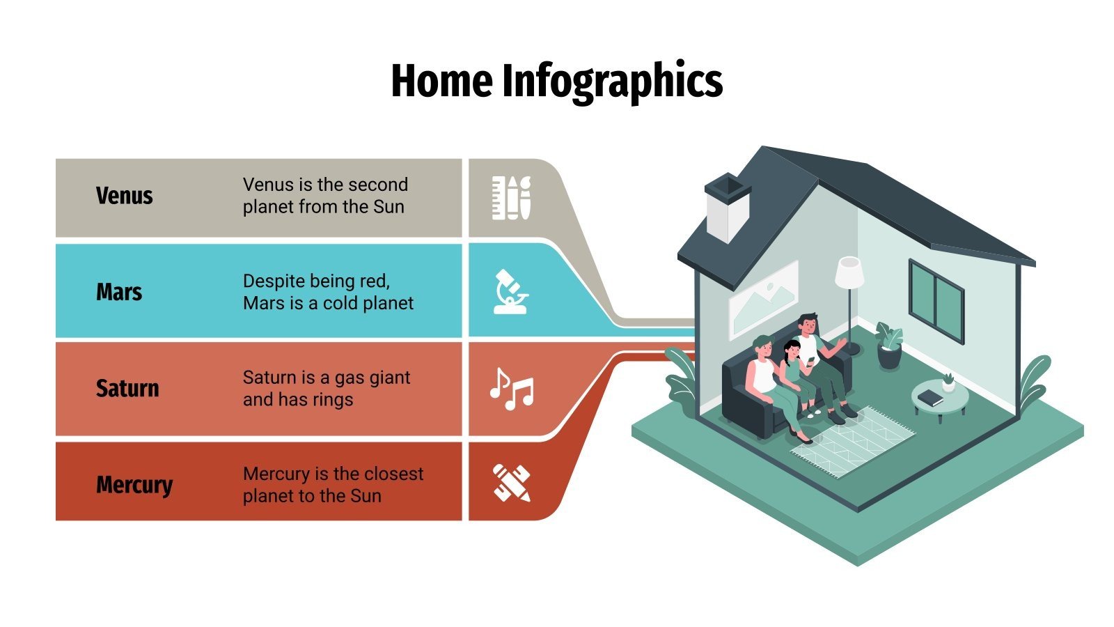 Free Home Infographics for Google Slides and PowerPoint