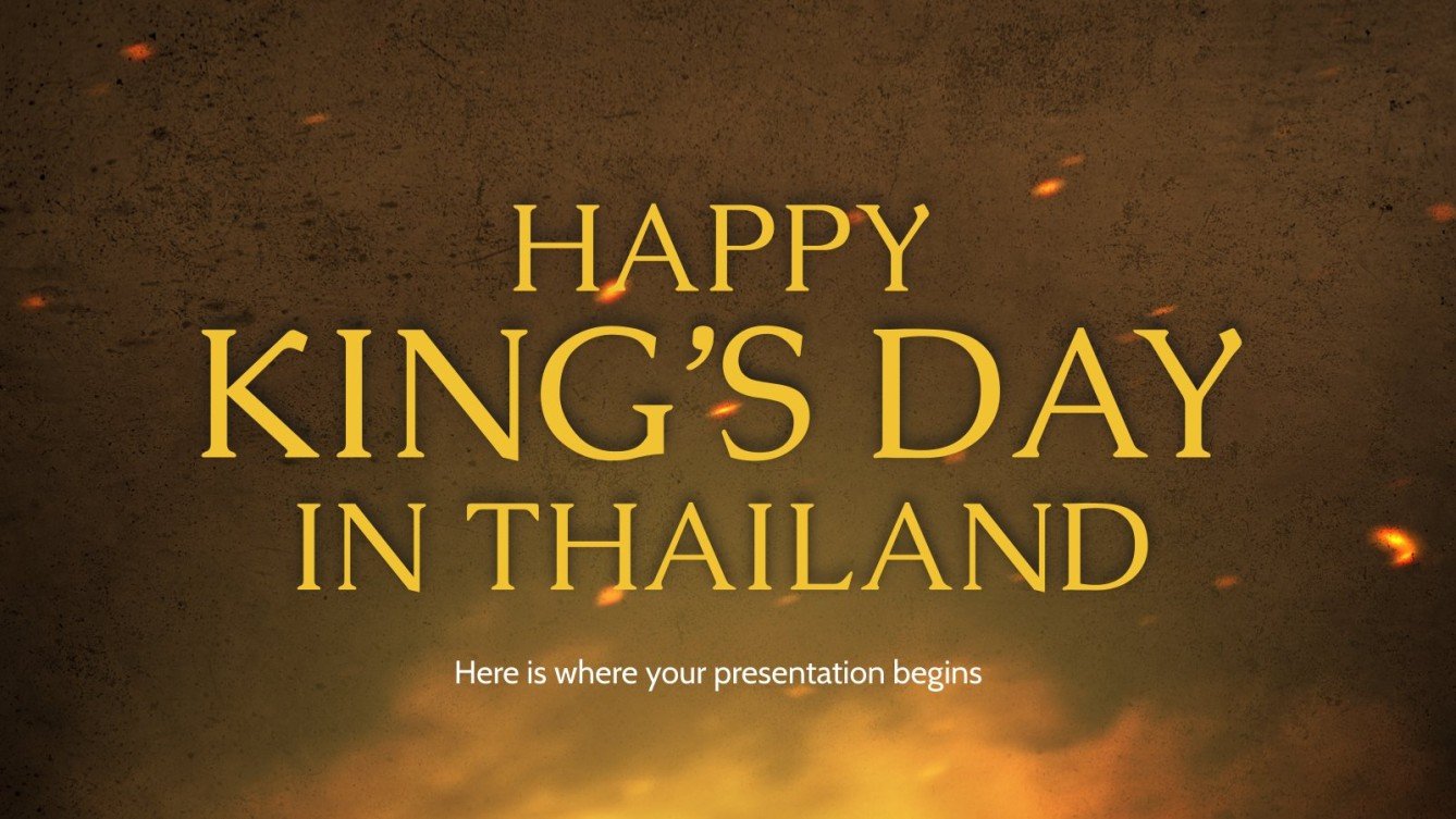 Free templates about Thailand for Google Slides & PPT