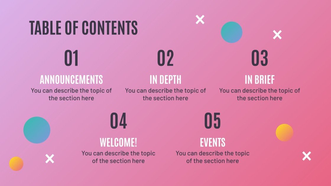 Anime Cosplay Newsletter | Google Slides & PowerPoint