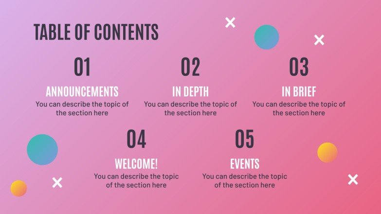 Anime Cosplay Newsletter | Google Slides & PowerPoint