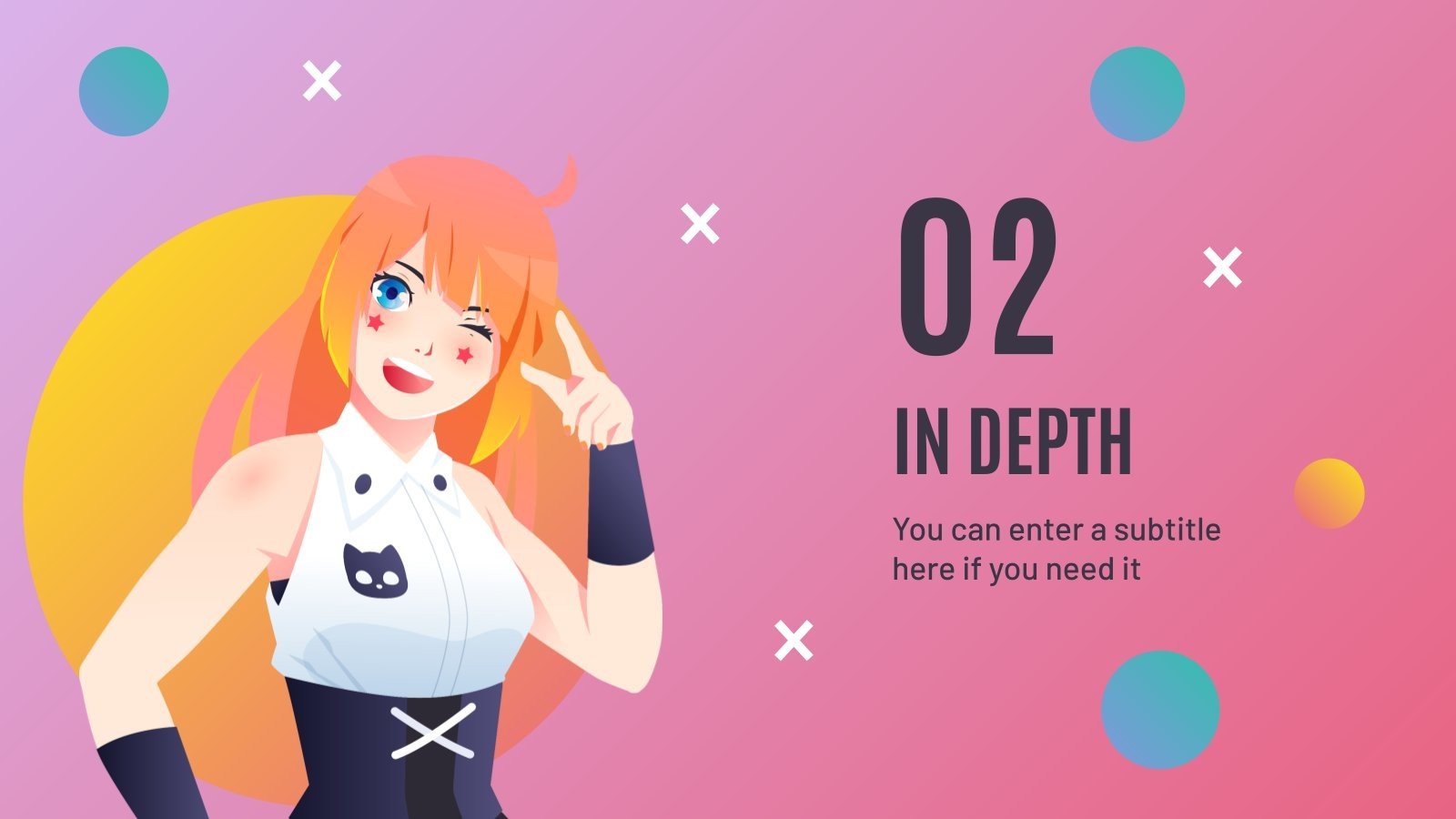 Anime Cosplay Newsletter | Google Slides & PowerPoint