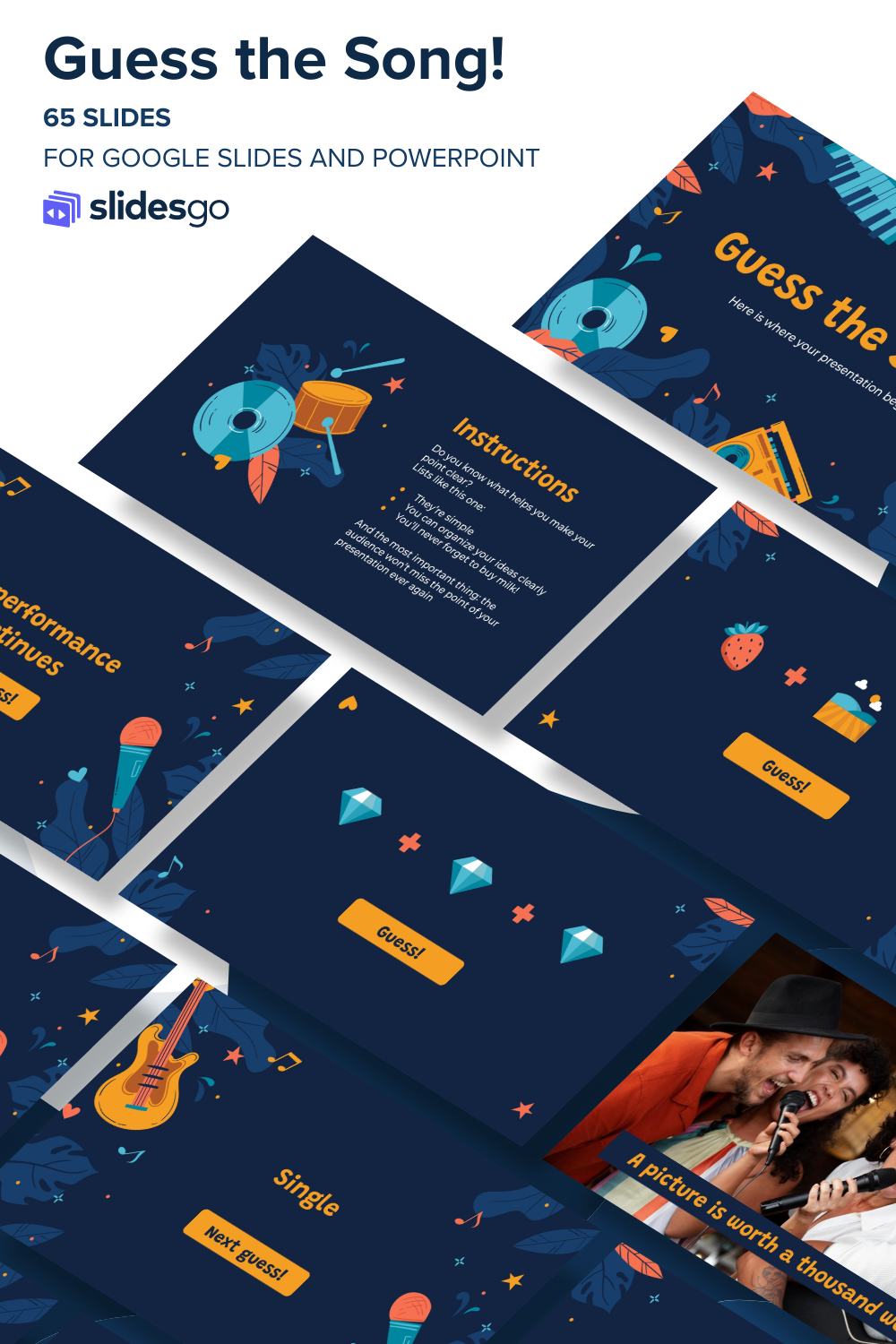 Guess the Song! | Google Slides & PowerPoint