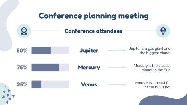 Conference Planning Meeting Infographics | Google Slides