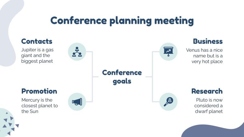 Conference Planning Meeting Infographics | Google Slides
