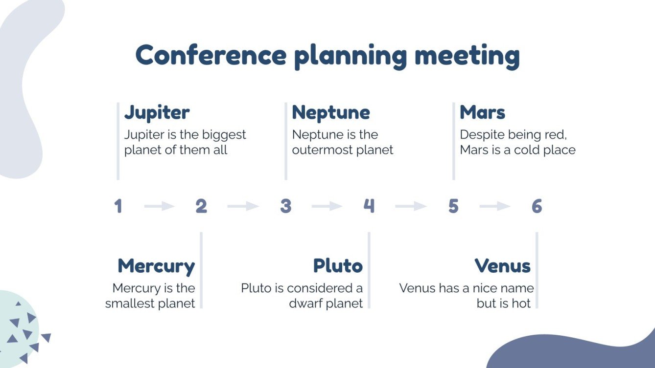 Conference Planning Meeting Infographics | Google Slides