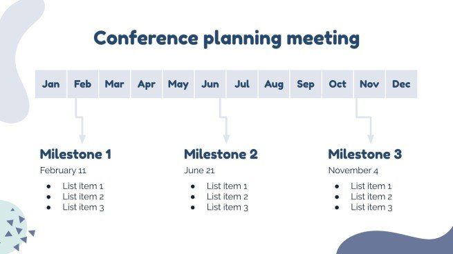 Conference Planning Meeting Infographics | Google Slides