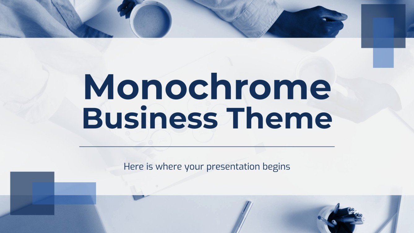 Monochrome Business Theme | Google Slides & PowerPoint