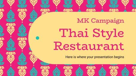 Free templates about Thailand for Google Slides & PPT