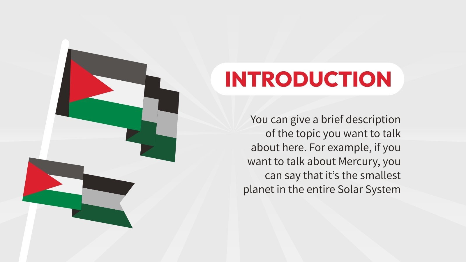 Palestine Flag Minitheme | Google Slides and PowerPoint